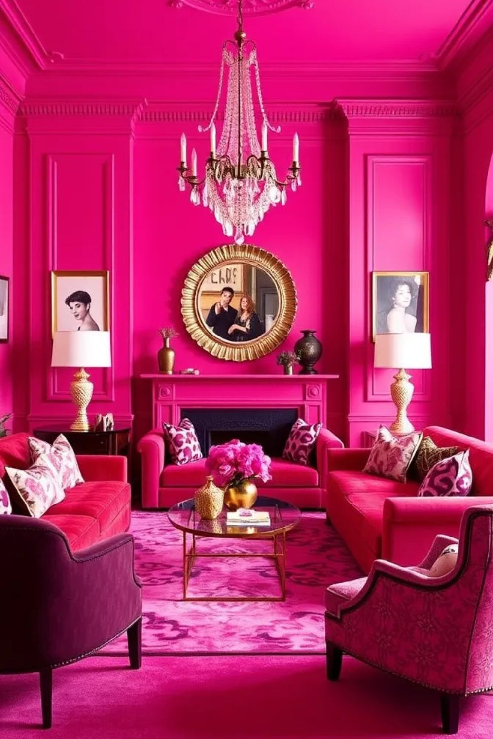 35 Pink Living Room Ideas - Create Your Perfect Blush Paradise