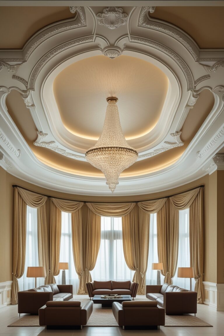 45 Stunning Living Room Ceiling Ideas That'll Make You Look Up