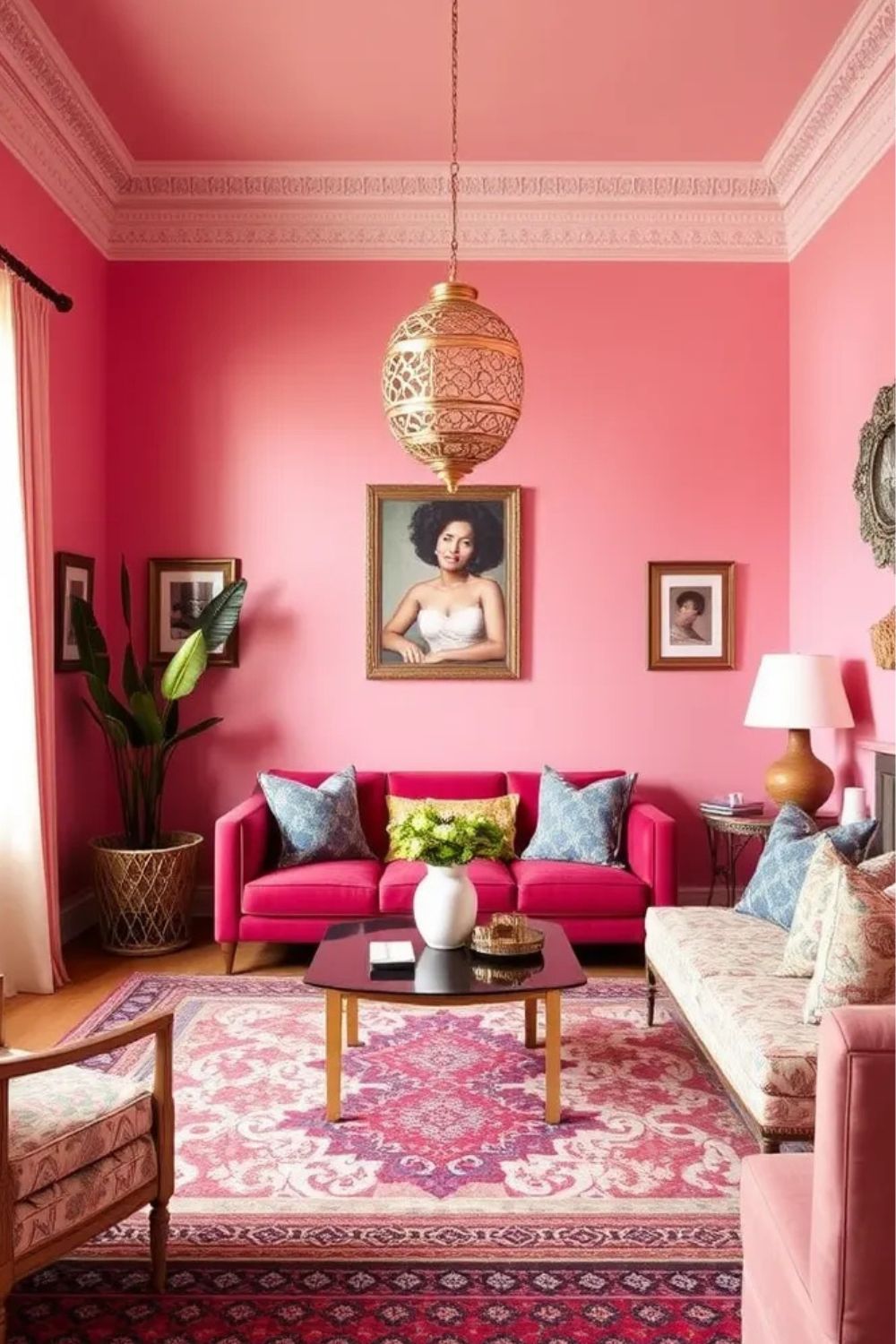 35 Pink Living Room Ideas - Create Your Perfect Blush Paradise