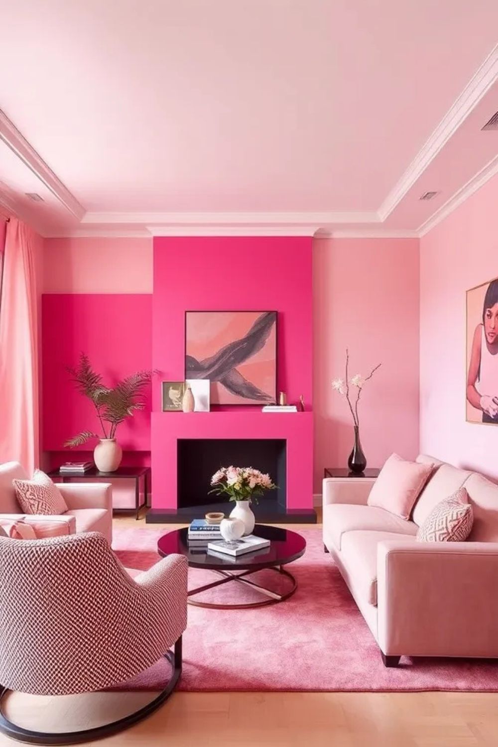 35 Pink Living Room Ideas - Create Your Perfect Blush Paradise