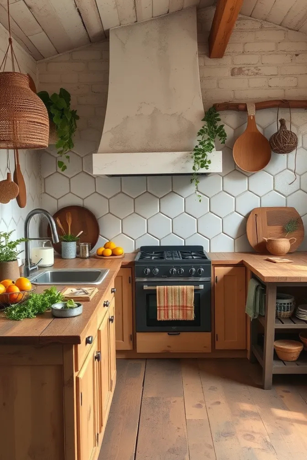 25+ Earthy Kitchen Ideas - Simple Ways to Bring Nature Into Your ...