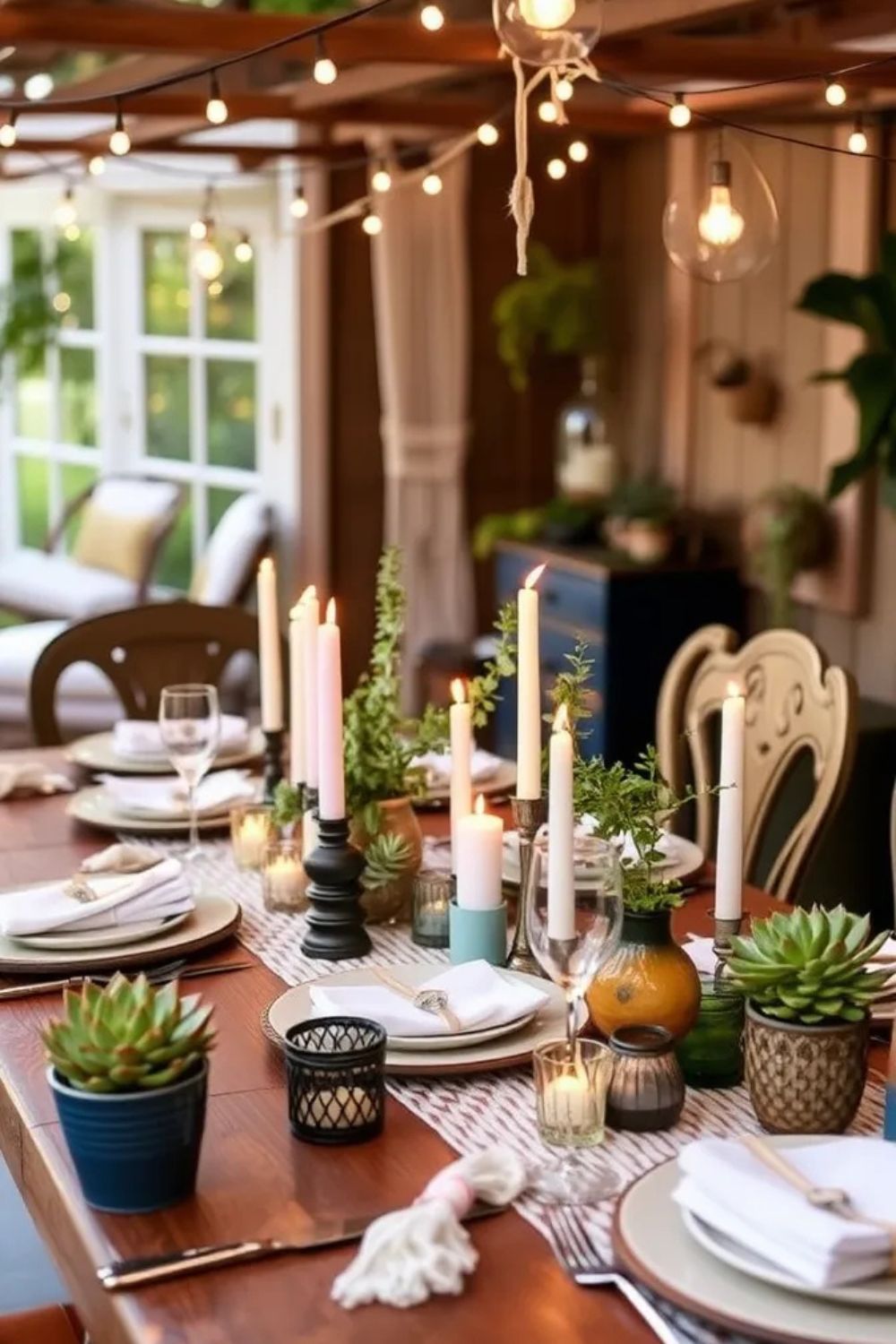 31 Outdoor Table Decor Ideas to Transform Your Backyard Dining Space
