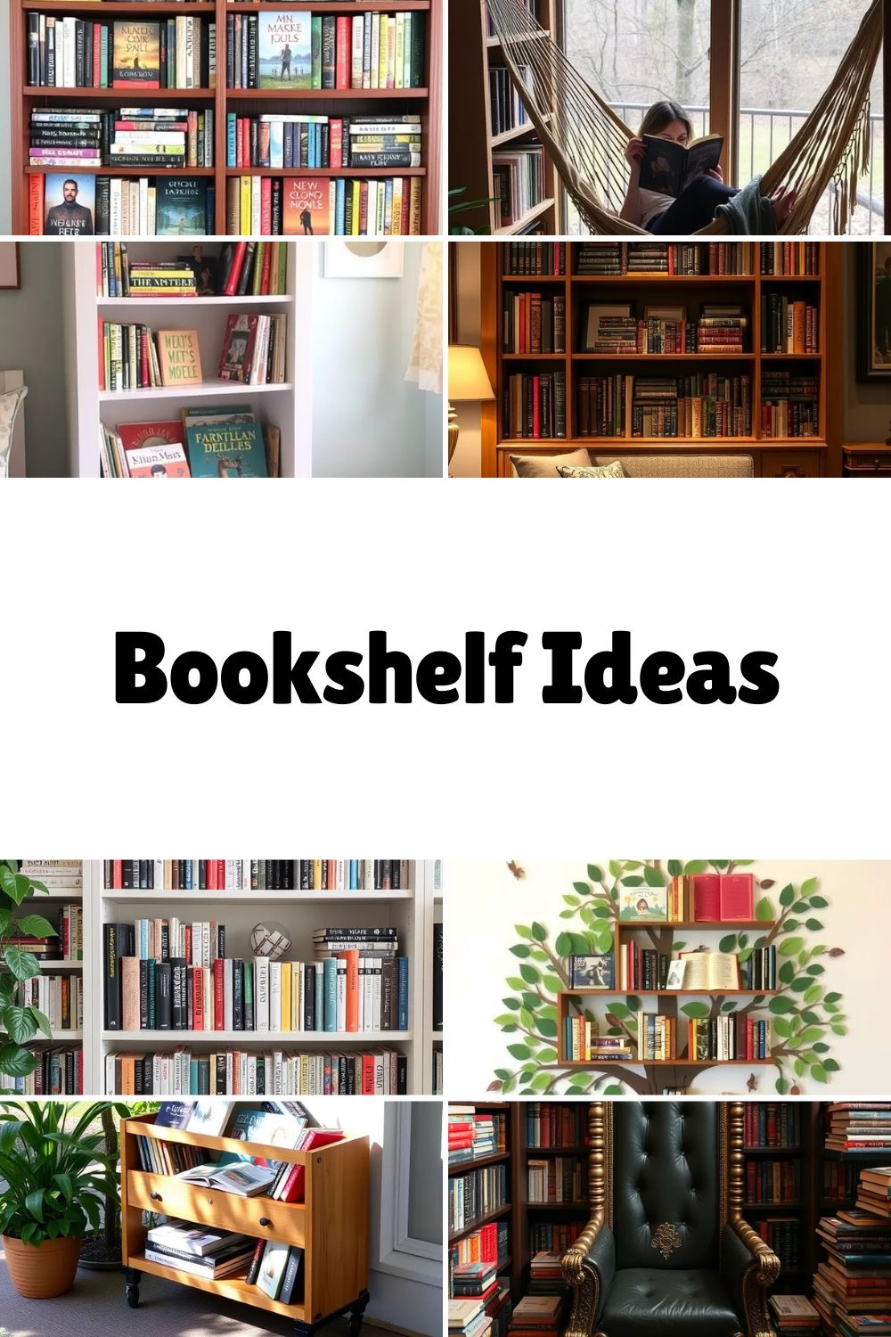 30 Bookshelf Ideas to Display Your Books (That Actually Look Amazing)