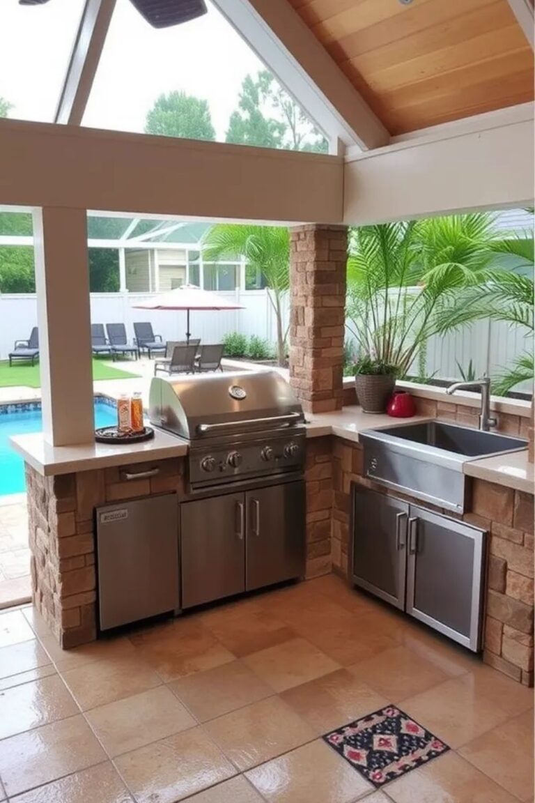 31 Outdoor BBQ Area Ideas - Stunning Garden Setups for Year-Round Grilling