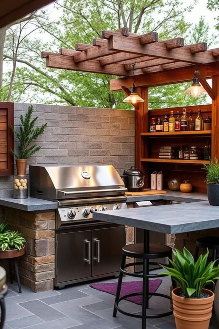 31 Outdoor BBQ Area Ideas - Stunning Garden Setups for Year-Round Grilling