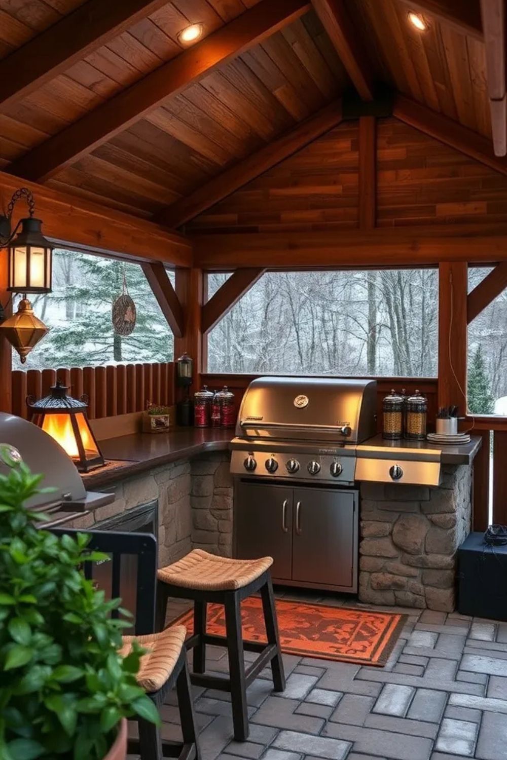31 Outdoor BBQ Area Ideas - Stunning Garden Setups for Year-Round Grilling