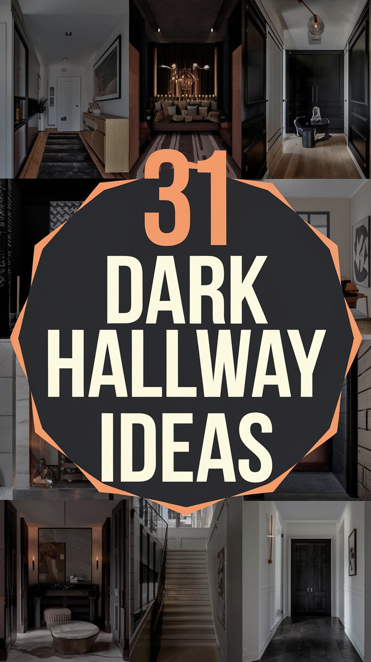 31 Dark Hallway Ideas That'll Make You Stop and Stare