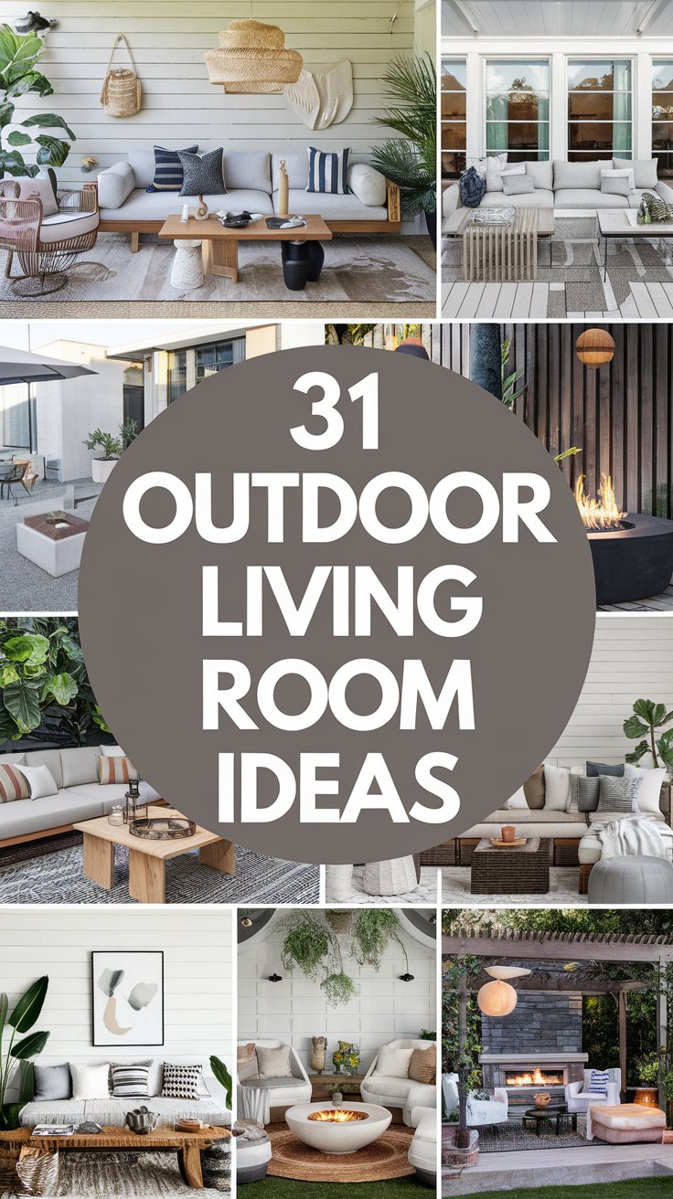 31 Outdoor Living Room Ideas to Turn Your Backyard Into an Extra Living ...