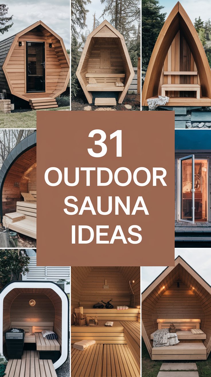 31 Outdoor Sauna Ideas to Transform Your Backyard into a Spa Retreat