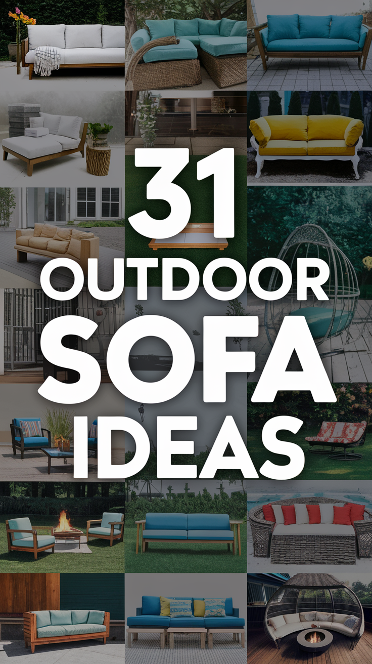 31 Outdoor Sofa Ideas to Transform Your Backyard Into Paradise