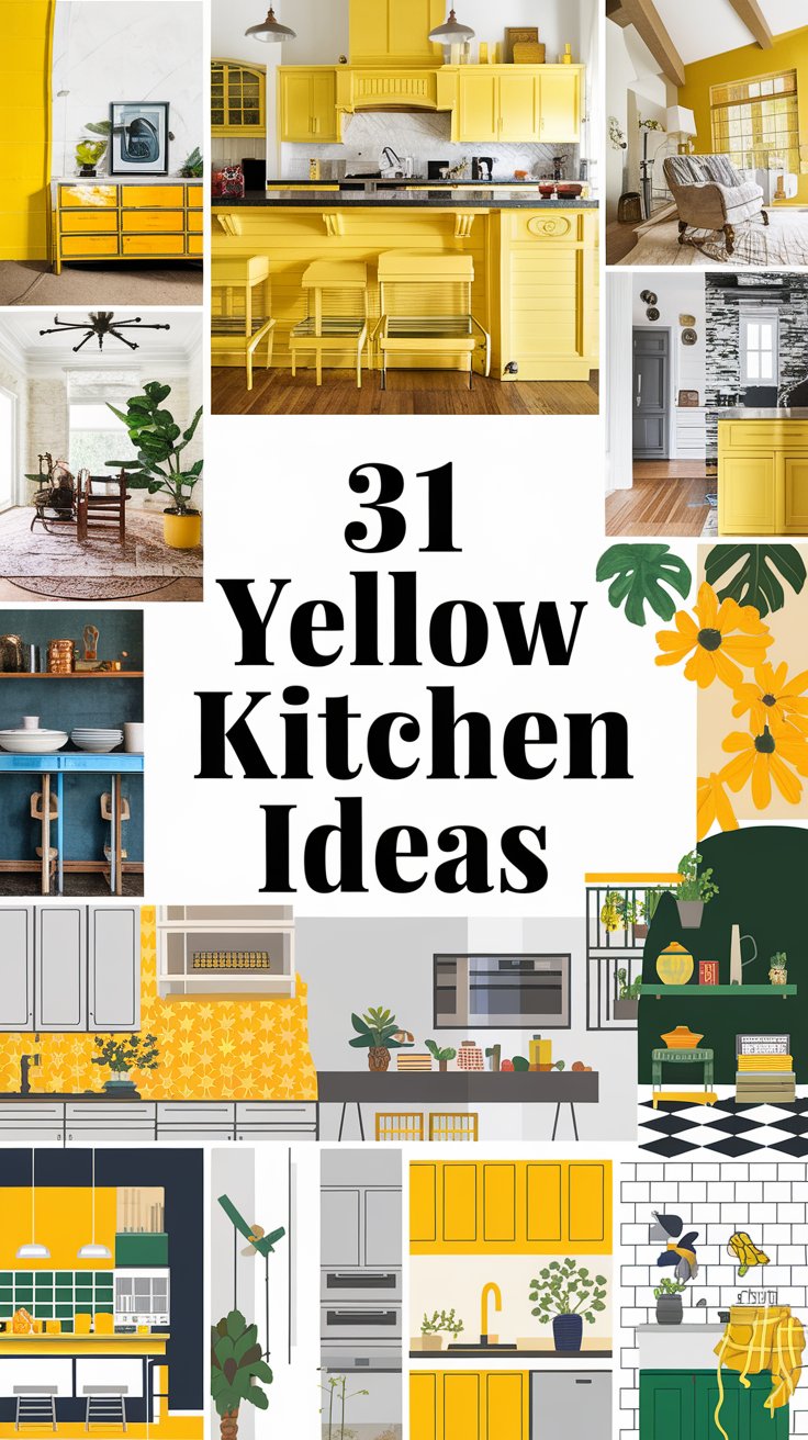 31 Yellow Kitchen Ideas to Make Your Space Pop (Plus Easy DIY Tips!)