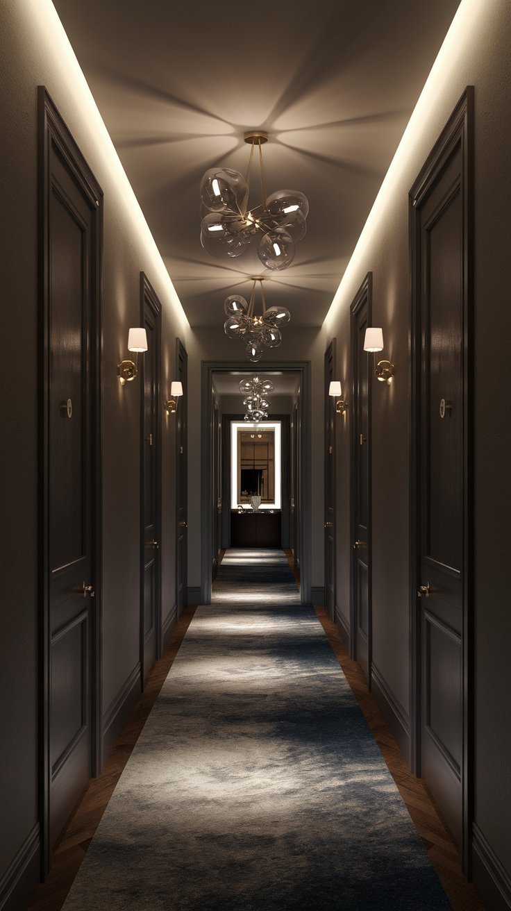 31 Dark Hallway Ideas That'll Make You Stop and Stare