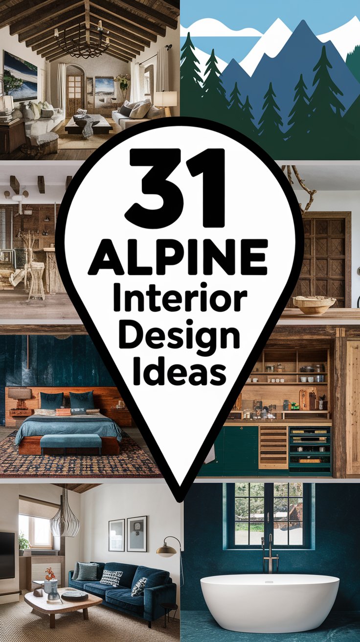 31 Alpine Interior Design Ideas to Create a Mountain-Inspired Home