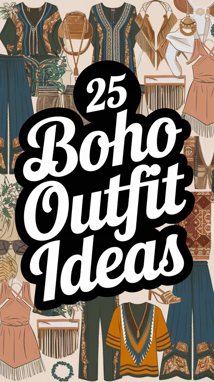 25 Boho Outfit Ideas That Blend Comfort and Style for Every Season