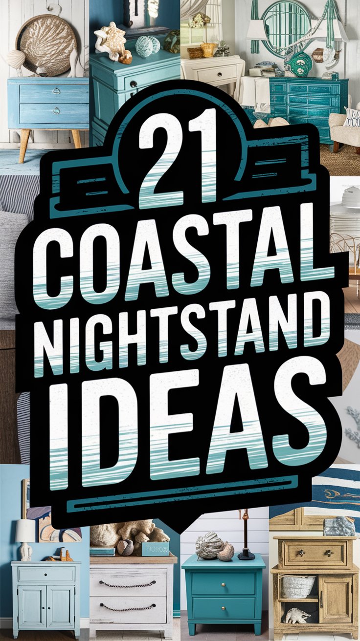 21 Coastal Nightstand Ideas to Create a Seaside Retreat By Your Bed
