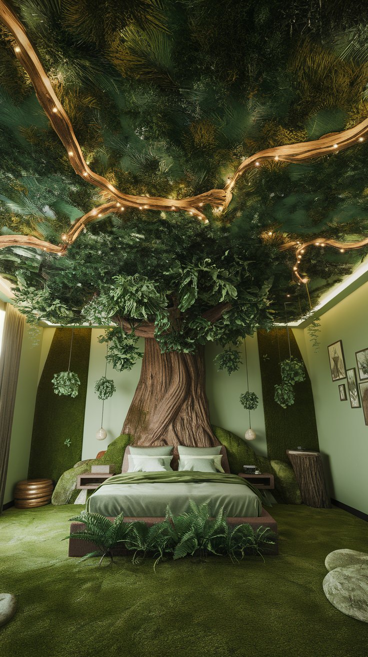 27 Forestcore Bedroom Ideas That Bring Nature's Magic Indoors