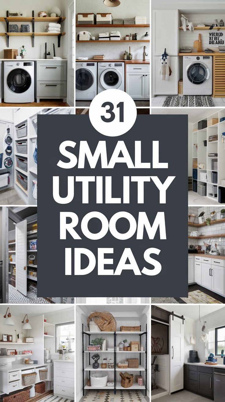 31 Small Utility Room Ideas to Maximize Every Inch of Your Area