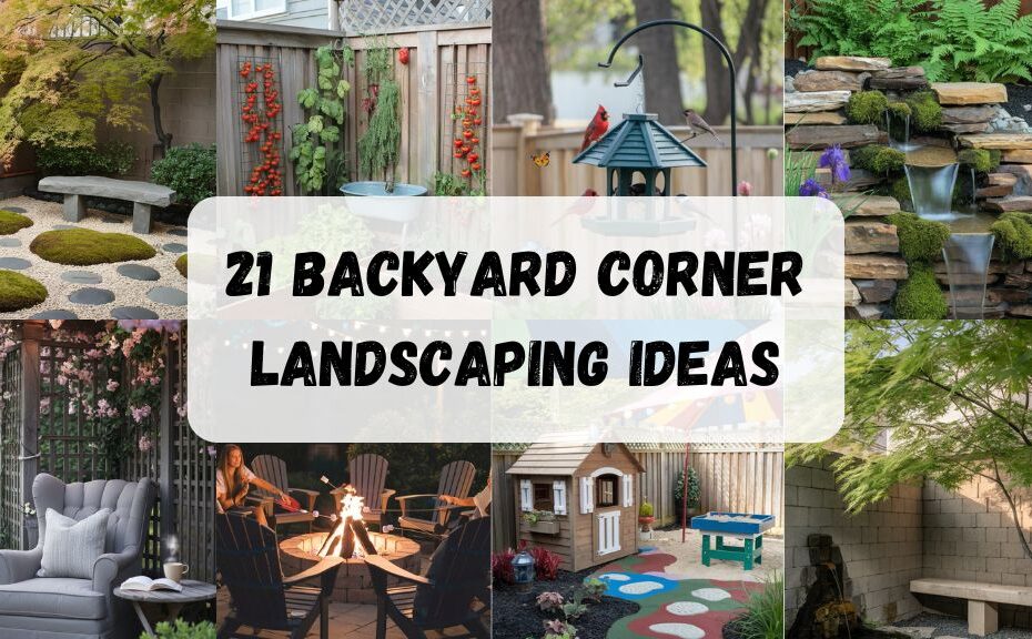 21 Backyard Corner Landscaping Ideas for Awkward Spaces
