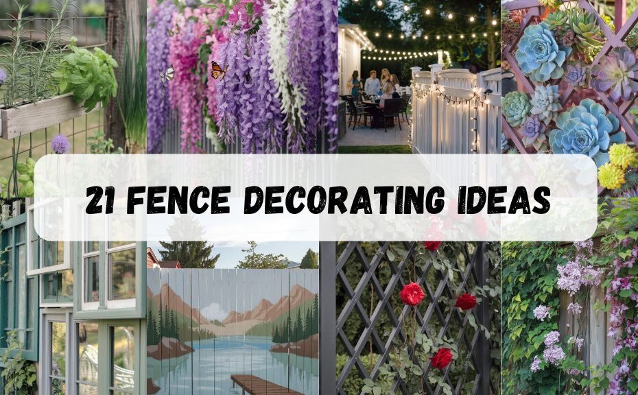 21 Fence Decorating Ideas to Transform Your Outdoor Boundary