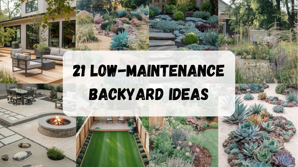 21 Low-Maintenance Backyard Ideas That Practically Takes Care of Itself