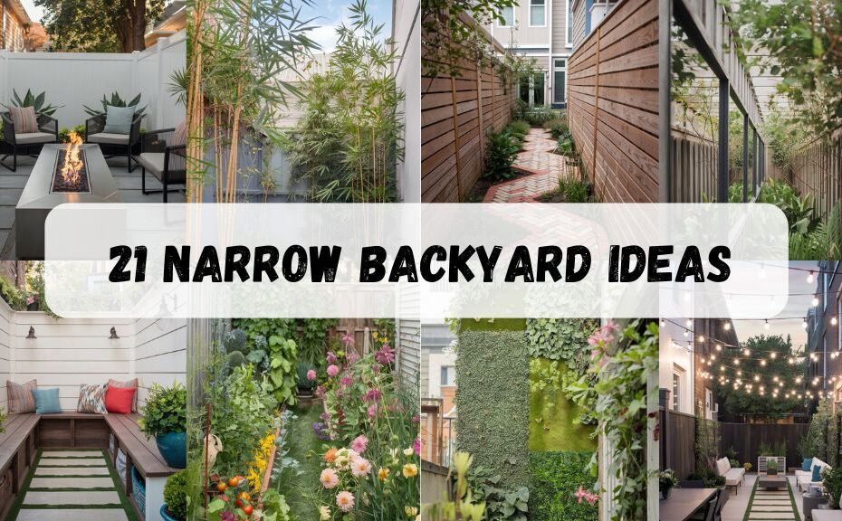 21 Narrow Backyard Ideas to Transform Your Skinny Outdoor Space