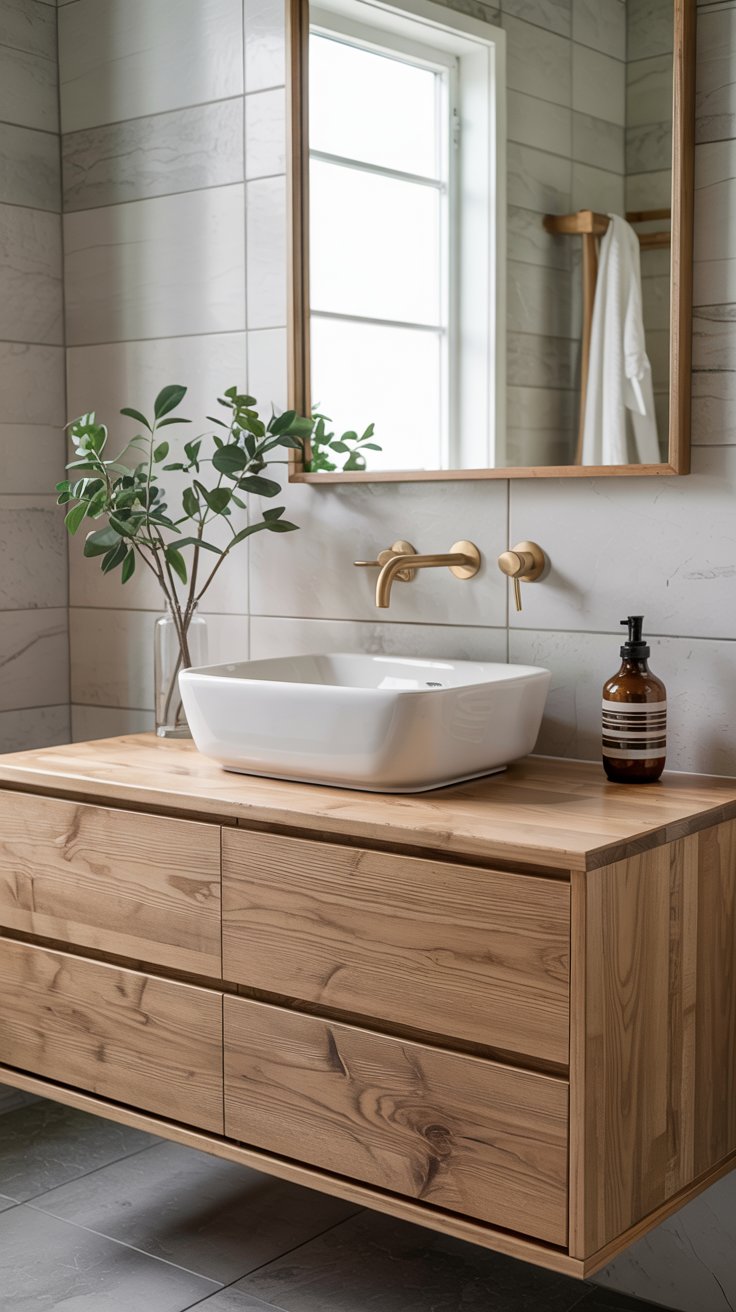 21 Japandi Bathroom Design Ideas to Transform Your Space