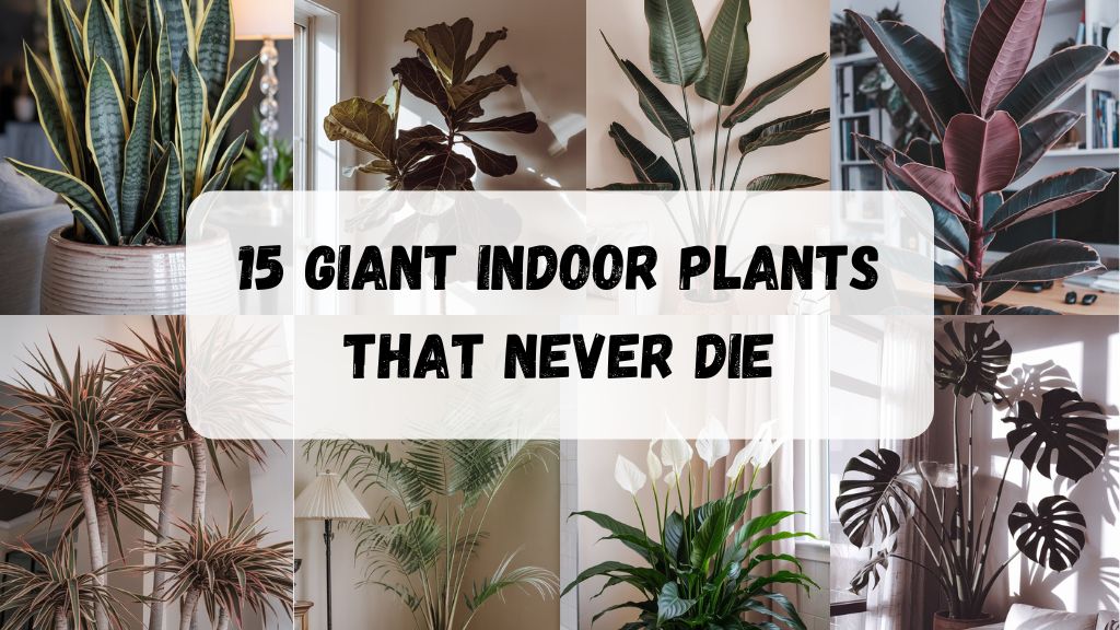 15 Giant Indoor Plants That Never Die