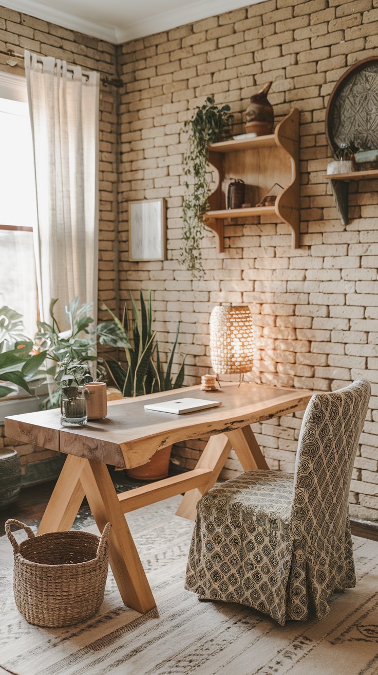 21 Boho Office Decor Ideas to Add Bohemian Style to Your Home Office