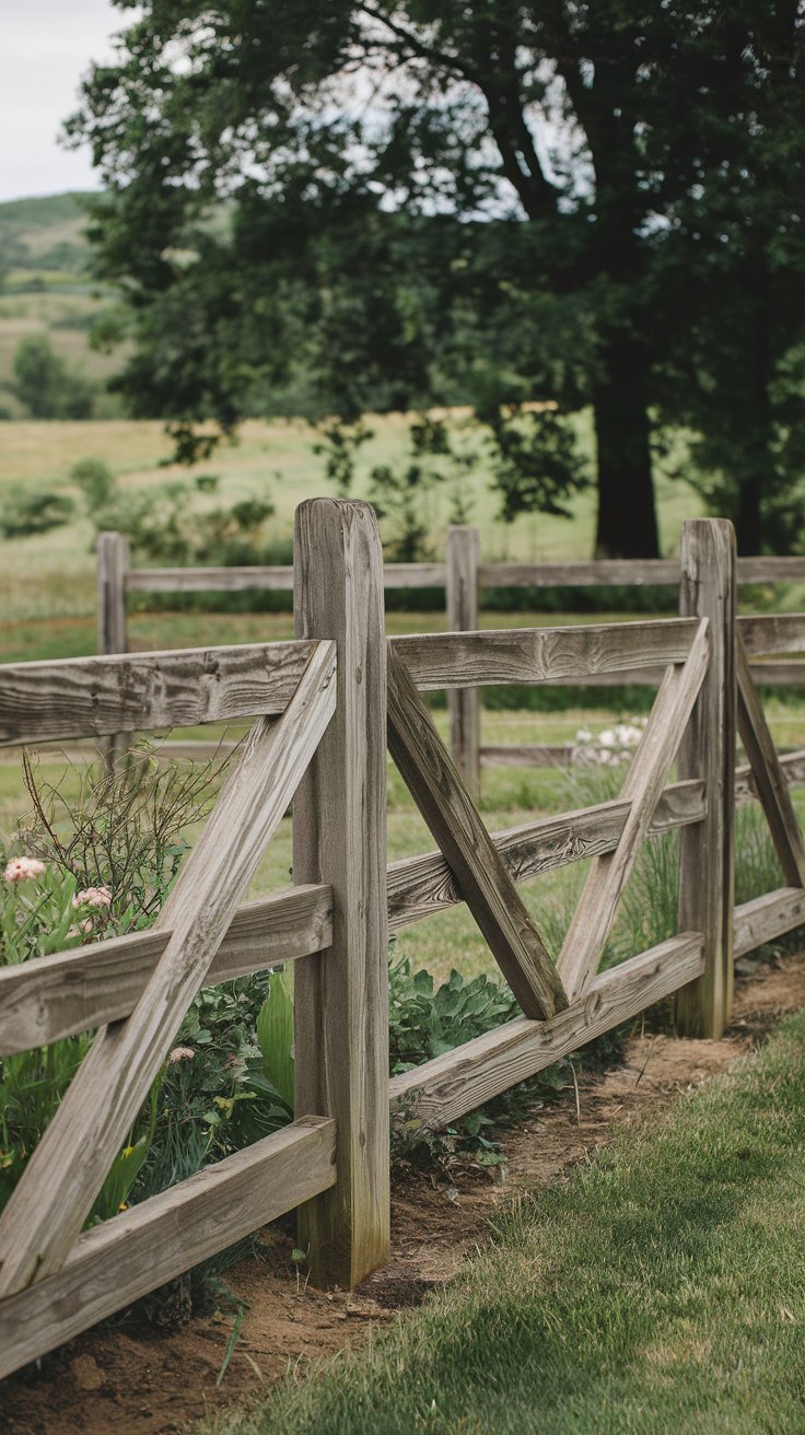 21 Rustic Fence Ideas That'll Transform Your Yard Into a Country Paradise