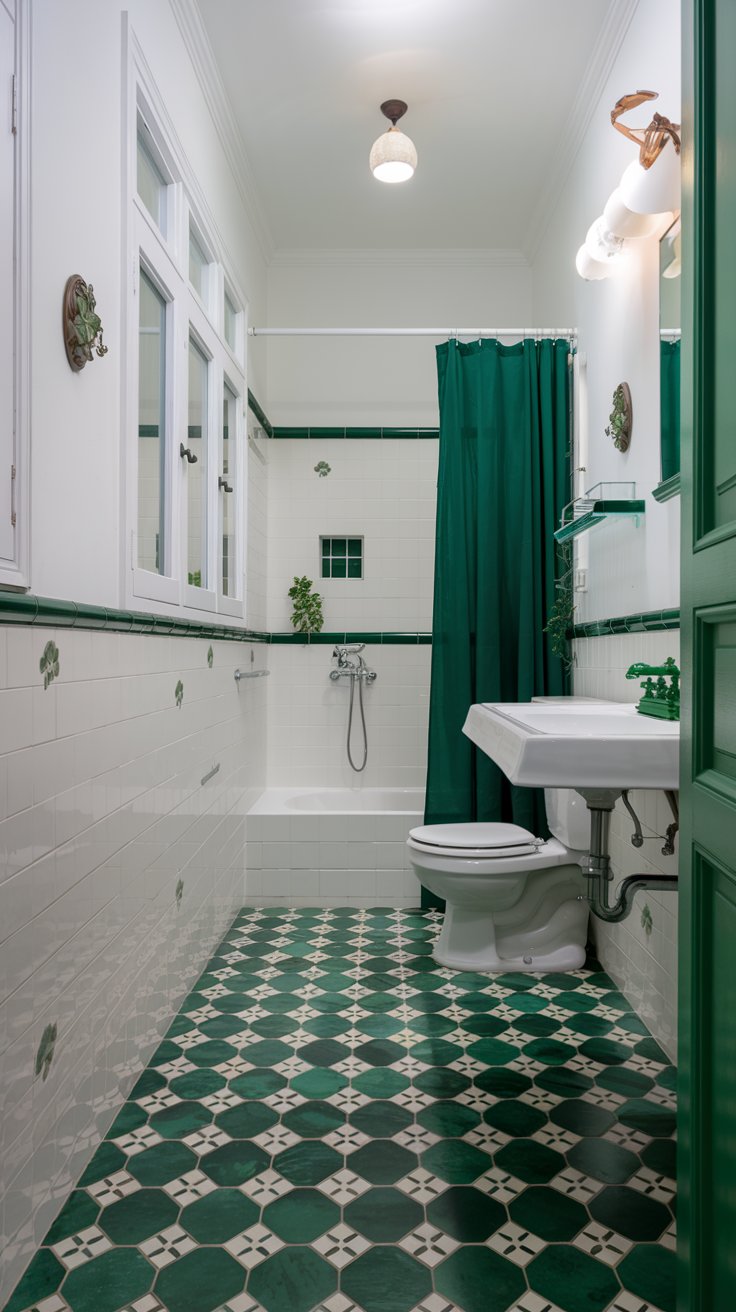 21 Emerald Green Bathroom Ideas to Create a Jewel-Toned Oasis