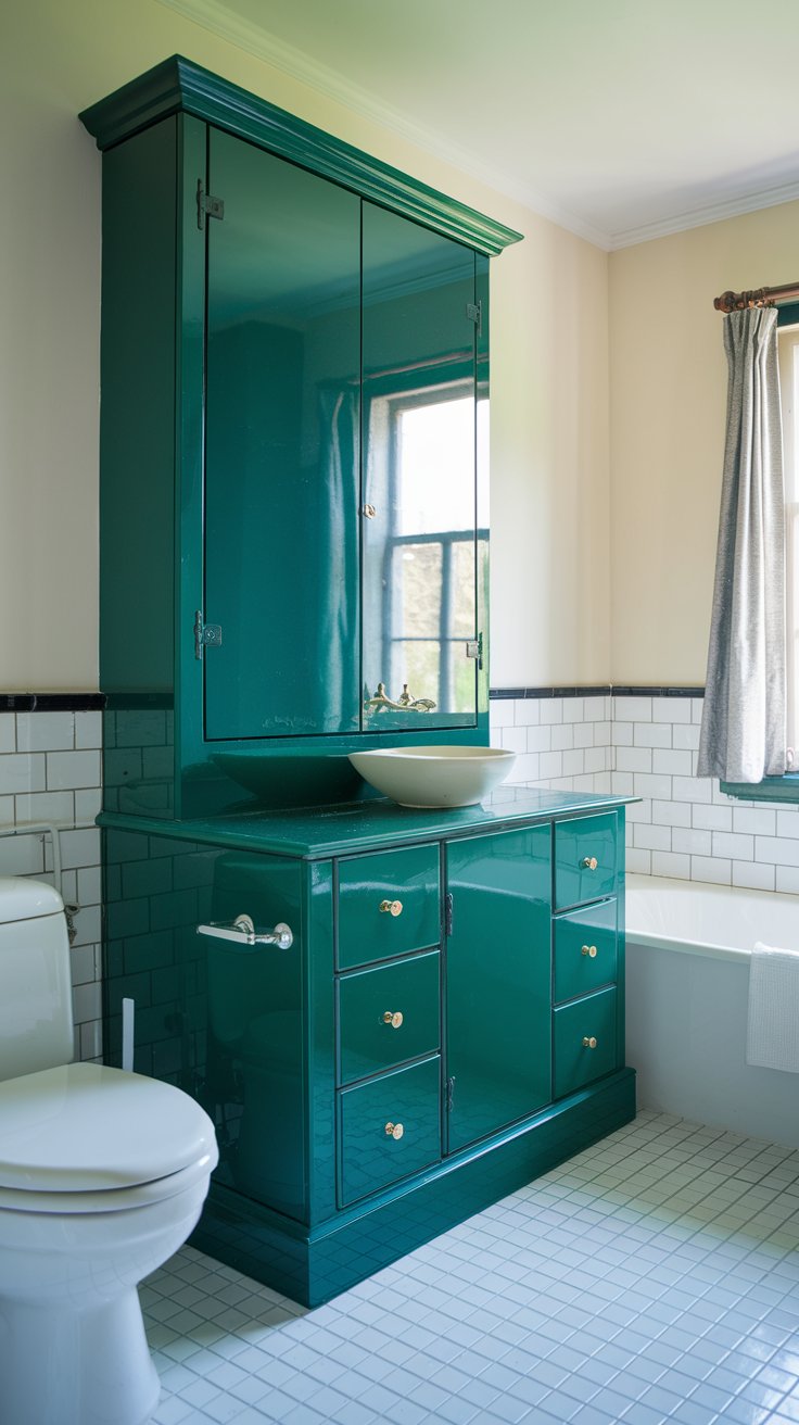 21 Emerald Green Bathroom Ideas to Create a Jewel-Toned Oasis