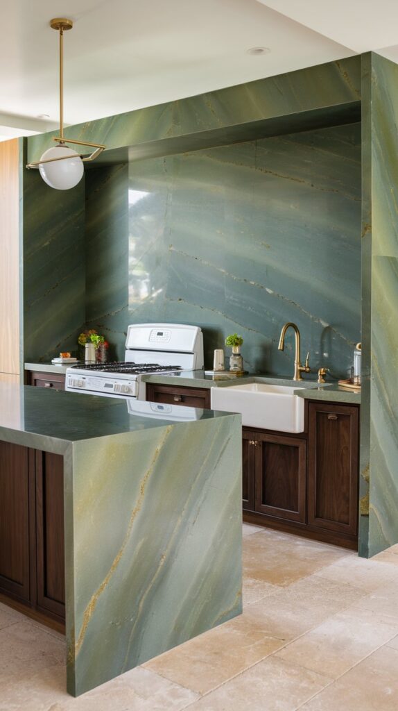19 Green Onyx Kitchen Ideas to Add Luxury to Your Space