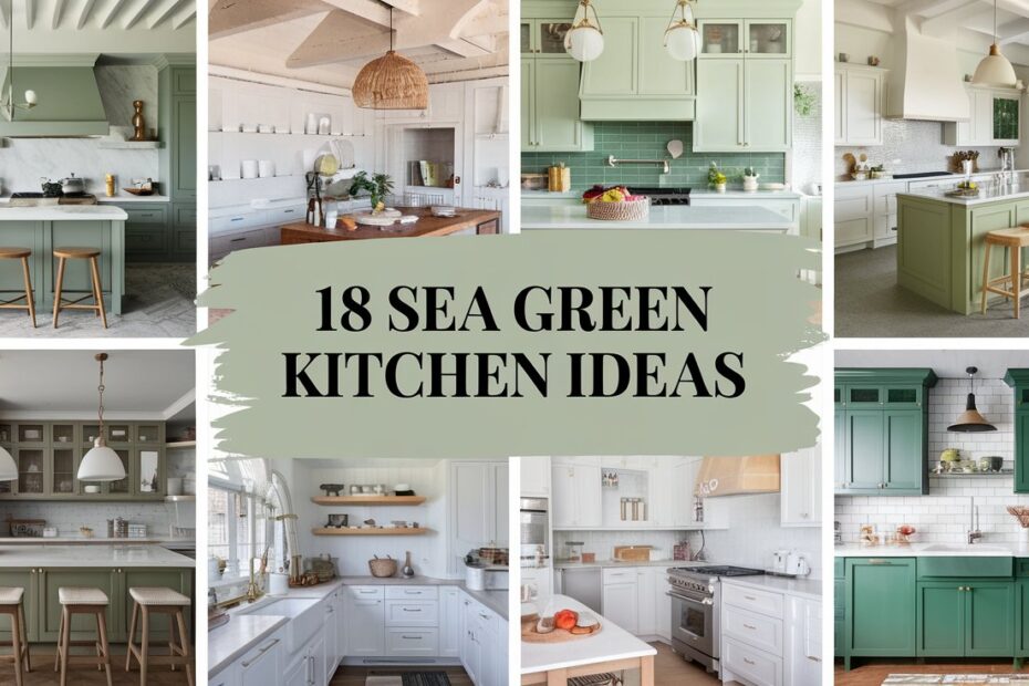 18 Sea Green Kitchen Ideas to Transform Your Cooking Space