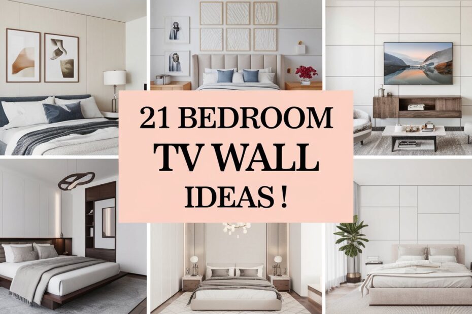 21 Bedroom TV Wall Ideas That Actually Look Amazing