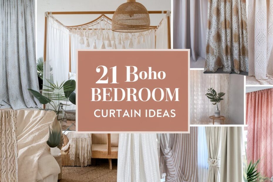 21 Boho Bedroom Curtain Ideas to Transform Your Space Into a Bohemian Paradise