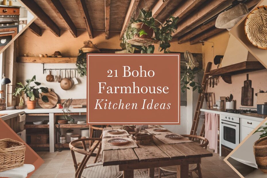 21 Boho Farmhouse Kitchen Ideas to Create Your Dream Space