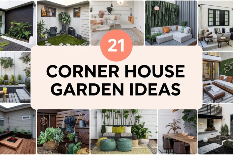 21 Corner House Garden Ideas to Maximize Every Inch of Your Challenging ...