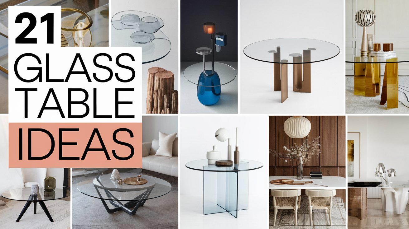 21 Glass Table Ideas That Will Transform Your Space Into a Stunning ...