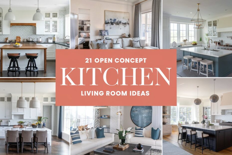 21 Open Concept Kitchen Living Room Ideas for Every Style and Budget