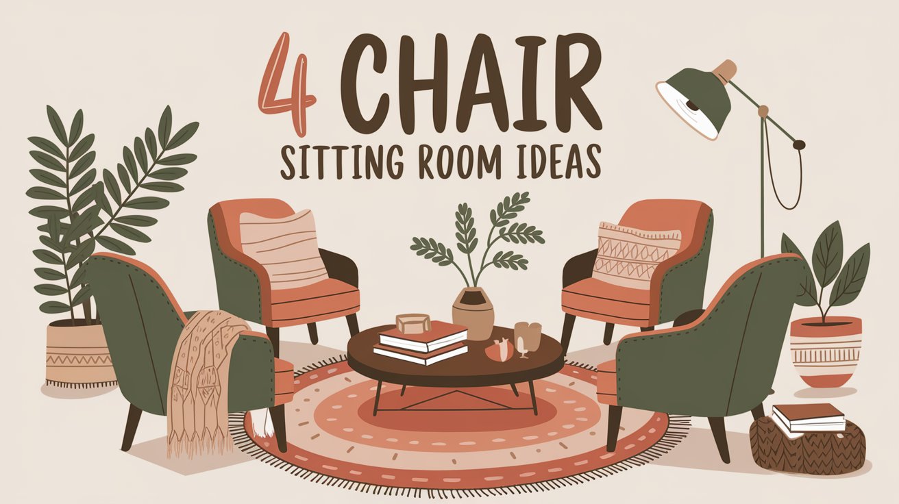 4 Chair Sitting Room Ideas That'll Make Your Space the Heart of Your Home