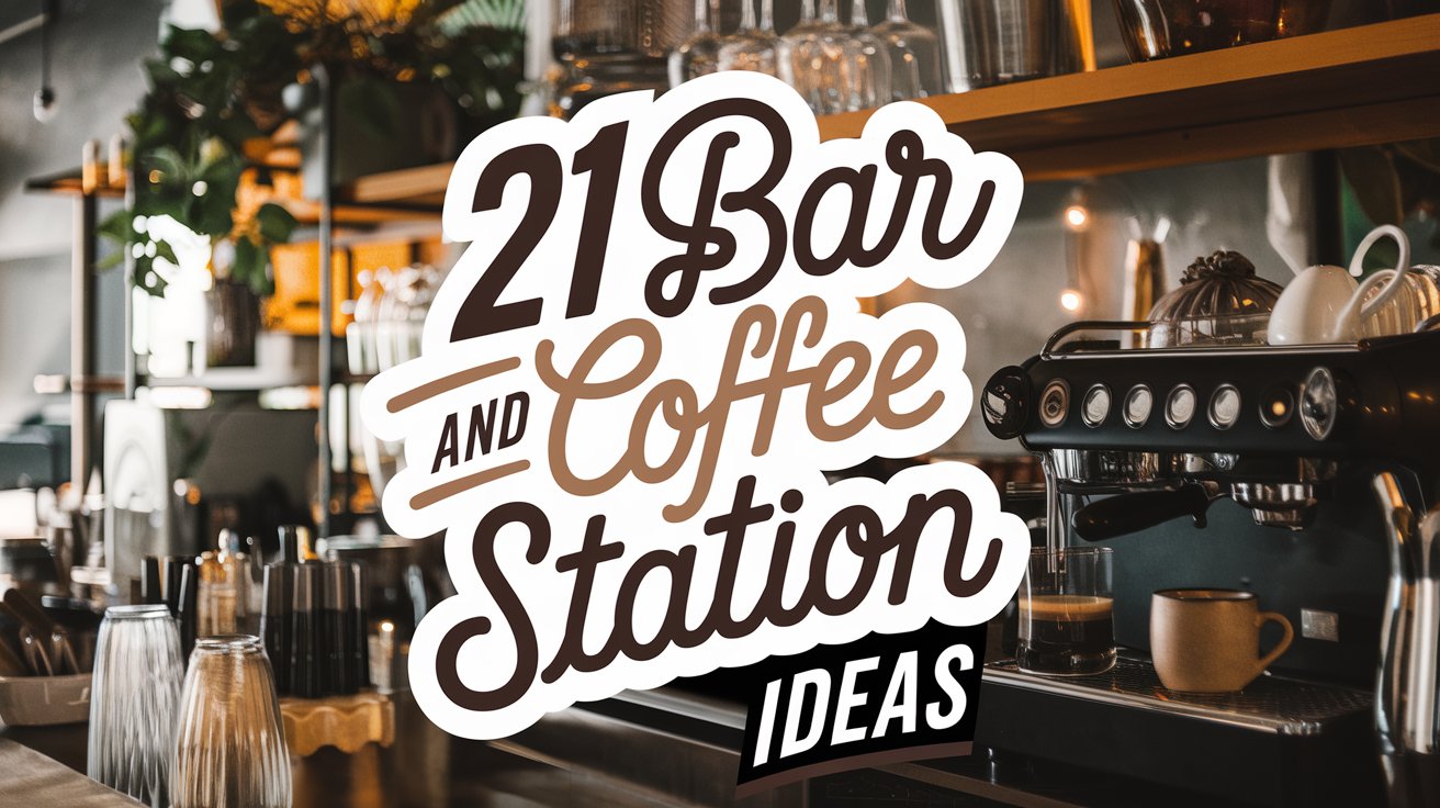 21 Bar and Coffee Station Ideas That Work for Any Budget and Space