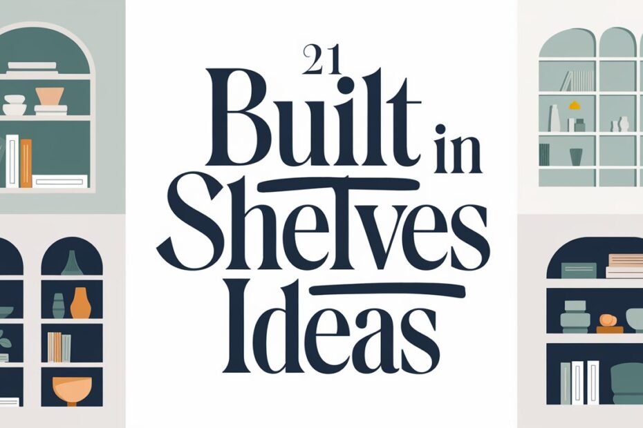 21 Built In Shelves Ideas That Will Make Your Home Look Custom and ...