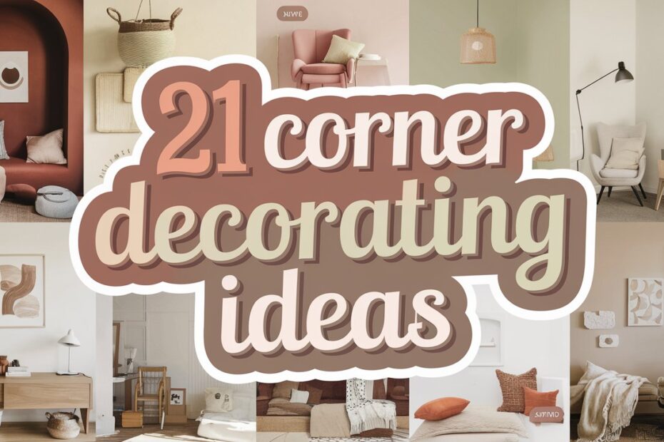 21 Corner Decorating Ideas to Maximize Every Inch of Your Home