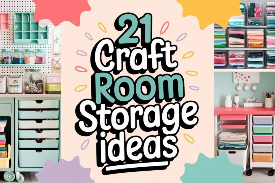 21 Craft Room Storage Ideas to Organize Your Creative Space
