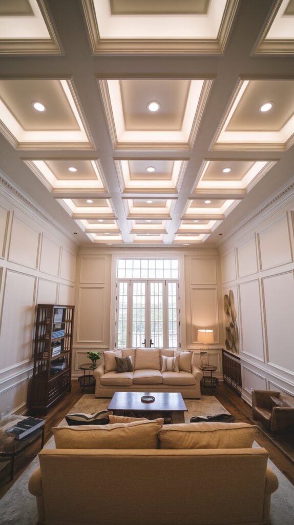 21 Coffered Ceiling Ideas That Will Elevate Your Home