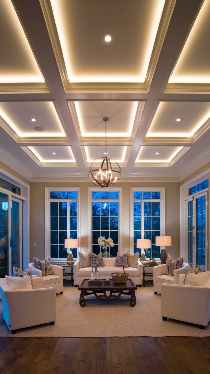 21 Coffered Ceiling Ideas That Will Elevate Your Home