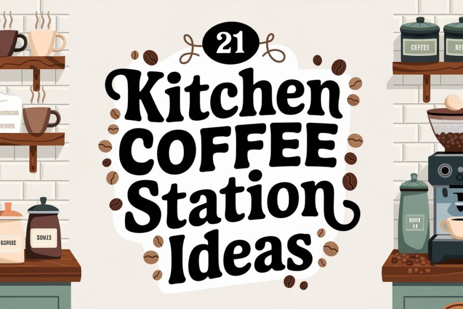 21 Kitchen Coffee Station Ideas to Create Your Perfect At-Home Café ...