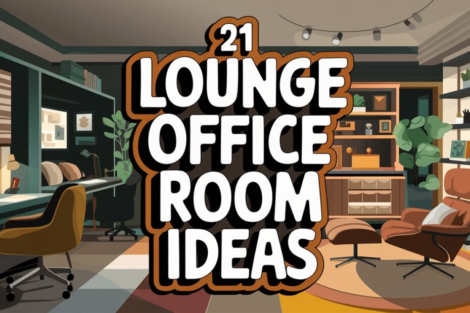 21 Lounge Office Room Ideas That'll Transform Your Boring Workspace ...