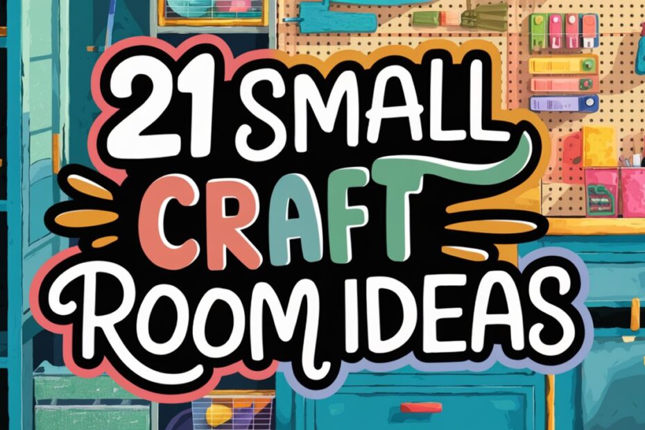 21 Small Craft Room Ideas to Maximize Your Creative Space