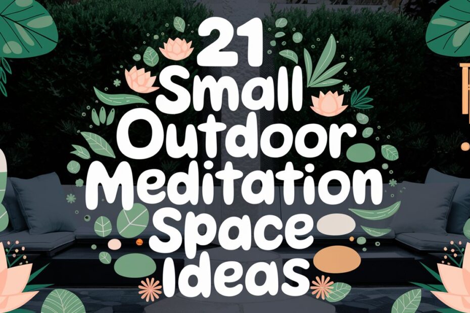 21 Small Outdoor Meditation Space Ideas That Transform Any Yard Into a Zen Retreat